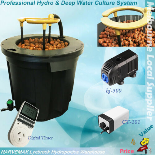 Deep Water Culture Bucket New Grozy 20L DWC Growing System Deep Water