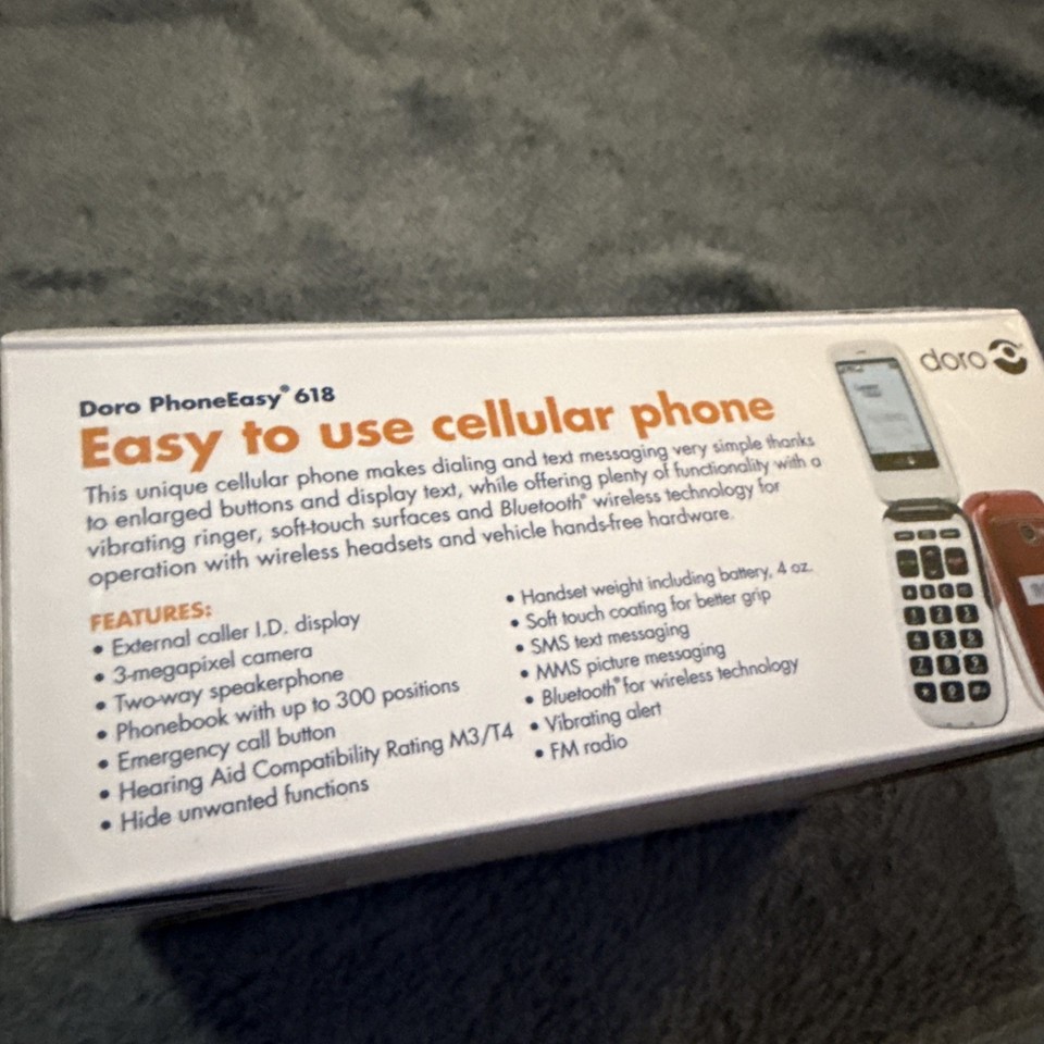 Easy To Use Cellular Phone. Doro Flip Phone. Consumer Cellular. | eBay