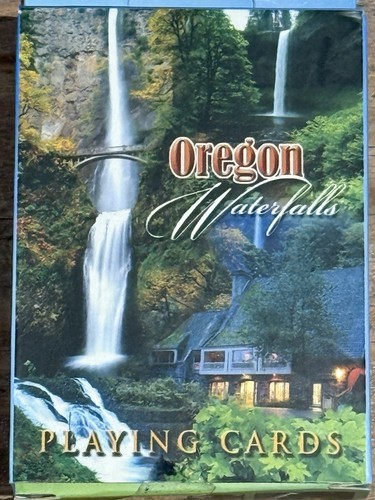 OREGÓN WATERFALLS Deck of Playing Cards 54 Different Color Photos 2007 ...