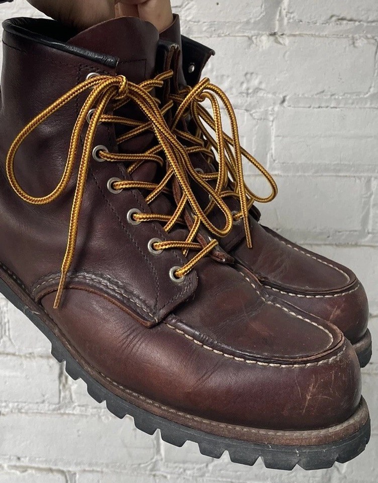 Red Wing Shoes, 8146 Brown Heritage Roughneck Boots, Made in USA, Size ...