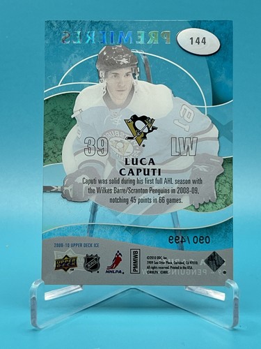2009-10 Upper Deck Ice Ice Premieres /499 Luca Caputi #144 Rookie RC | eBay