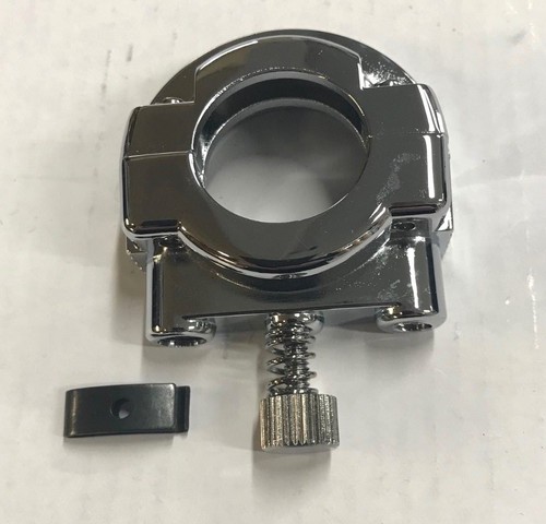 Chrome Dual Throttle Cable Clamp For 88-95 Harley & Custom w/1 ...