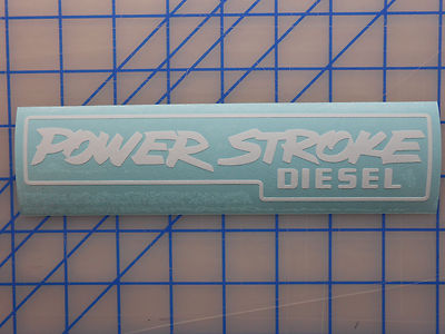 Power Stroke Diesel Decal Sticker 7.5" 11" Ford 7.3 6.0 F250 F350 F450 ...