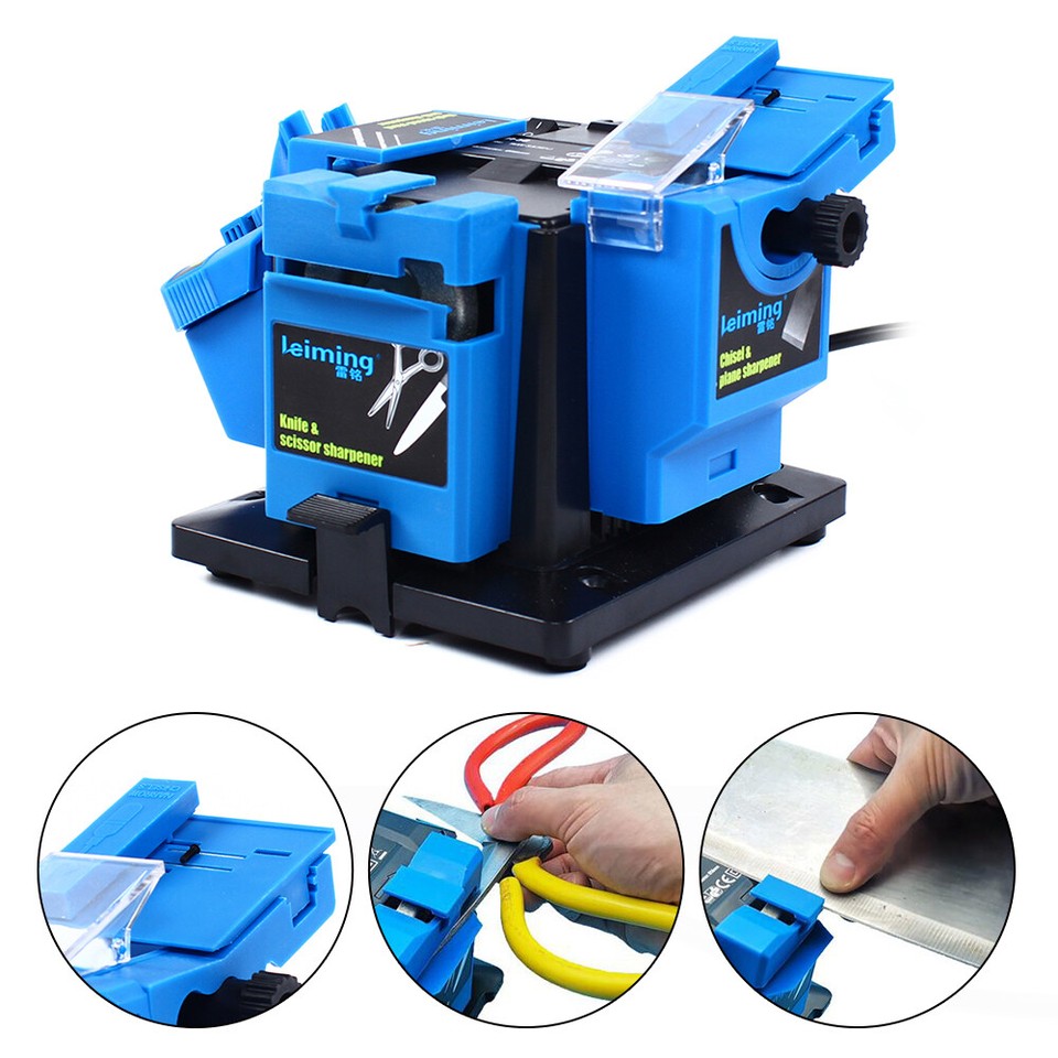 Electric Sharpener Multi Task Knife Scissor Drill Bit Chisel Sharpening Machine | eBay