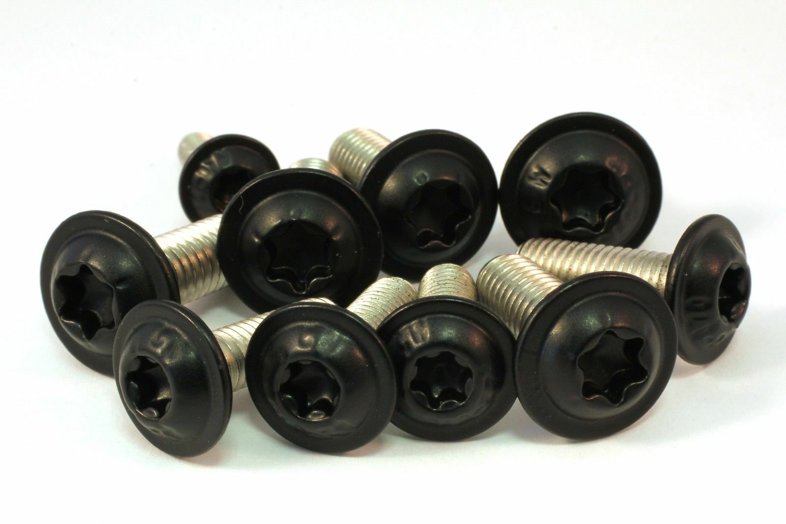 Linsenkopf Flansch Schrauben TORX Edelstahl A2 schwarz matt M4 M5 M6 ...