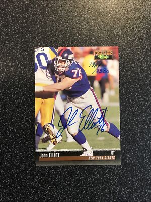 1995 Classic Pro Line John Elliott Auto Autograph 198/2380 New York ...
