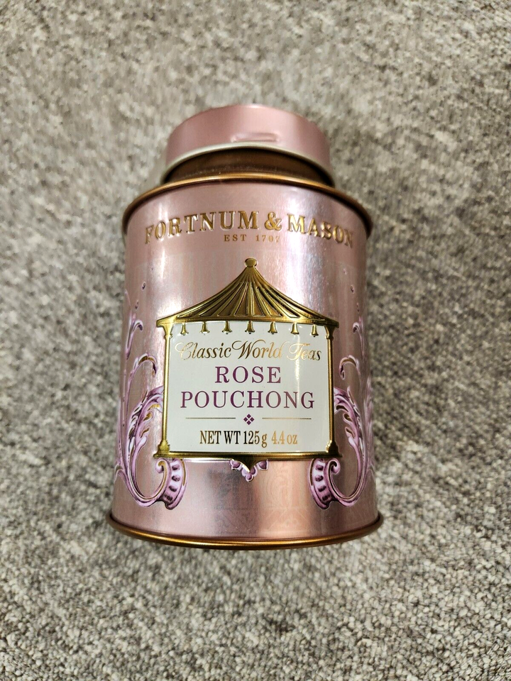 Fortnum and Mason UK Rose Pouchong Tea, 125g Loose Leaf Caddy -EXP 7/26 ...