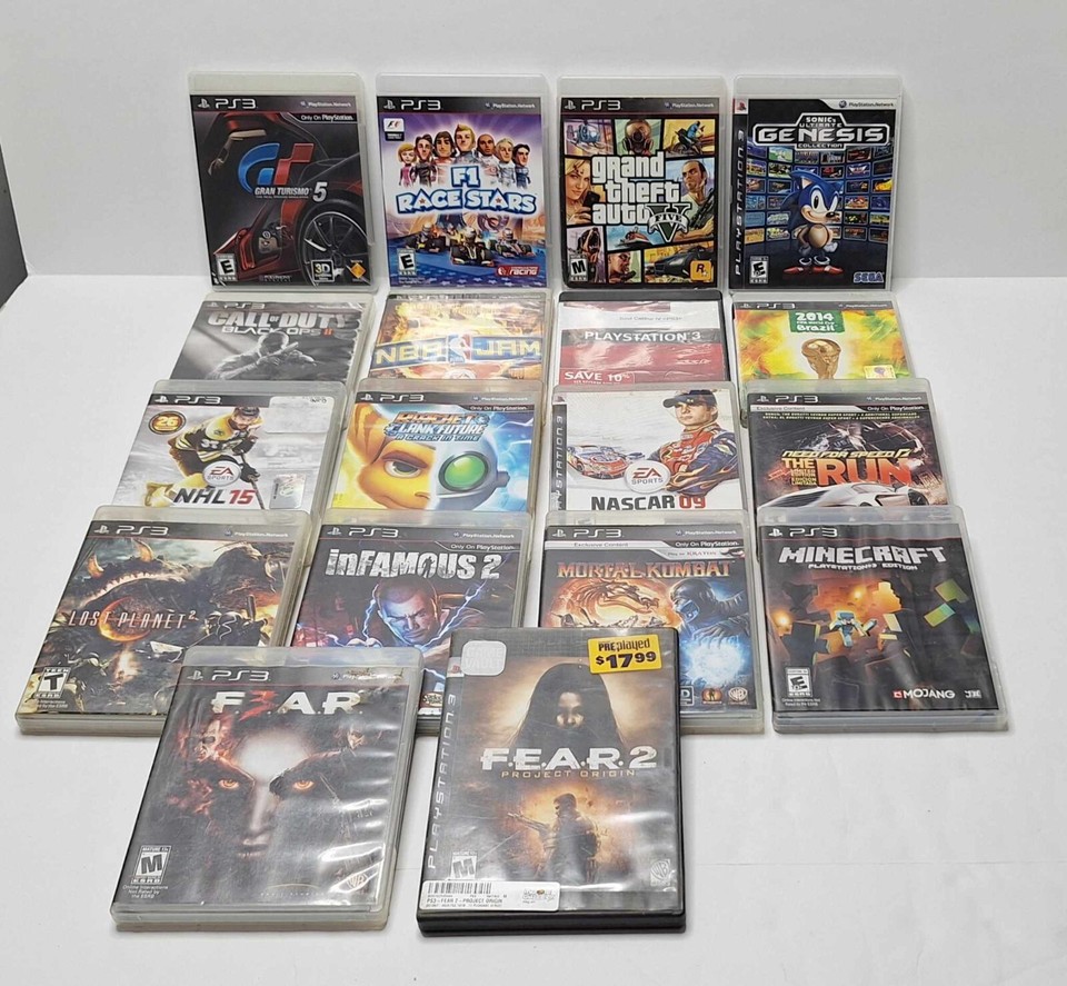 Playstation 3 LOT OF 18 PS3 Games | eBay