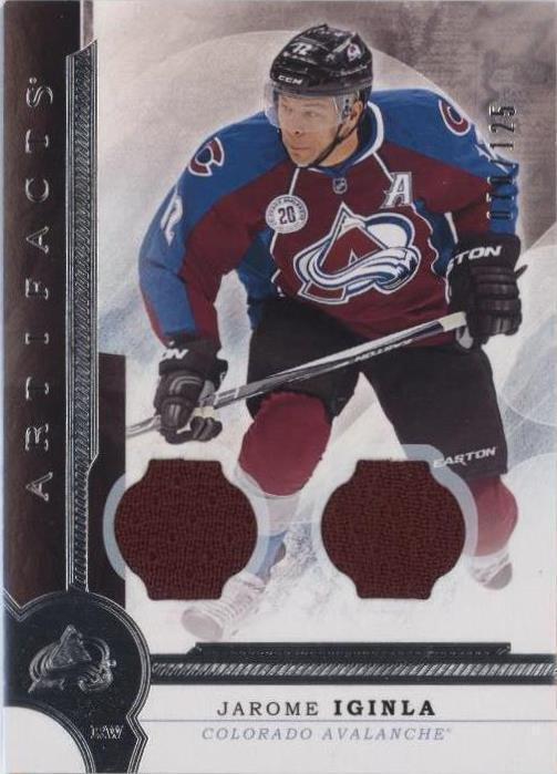 2016-17 Upper Deck Artifacts - Jarome Iginla #65 Dual Materials /125 ...
