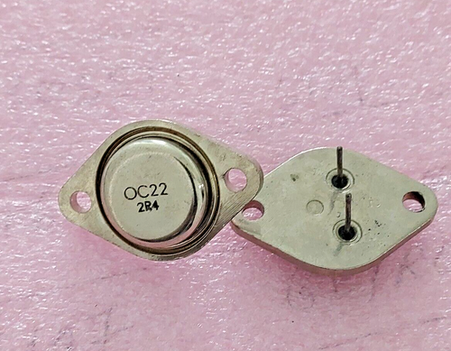 OC22 GE PNP Power Transistor 32V 1A 16W 2MHZ TO3 | eBay