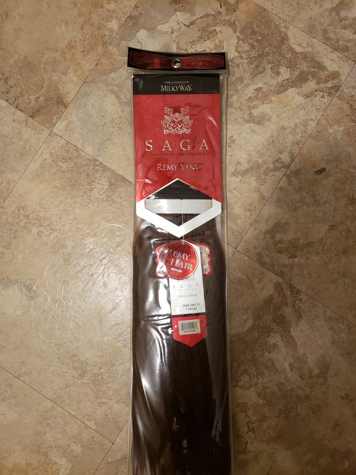 Shake-N-Go Saga Silver Remy Human Hair Yaky 12" long Color #1B/350 | eBay