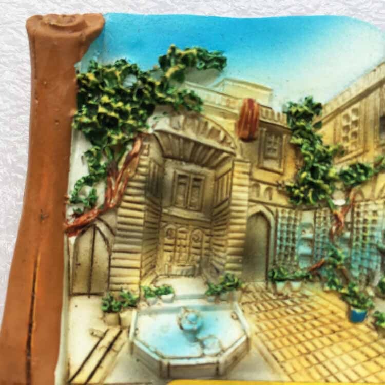 Damascus House, Syria Tourist Travel Souvenir Gift 3D Resin Fridge ...