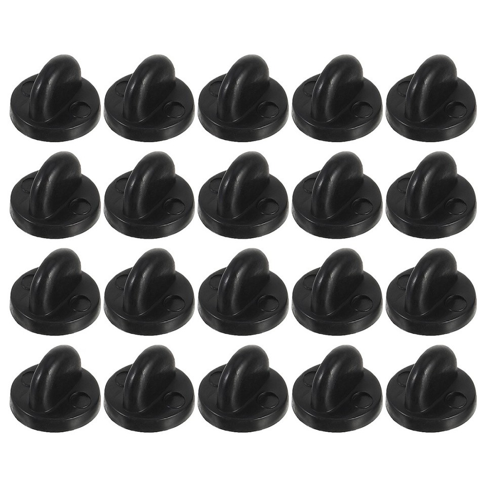 200Pcs Clutch Pin Backs Rubber Pin Backs for Lapel Pins Tie Tacks Easy ...
