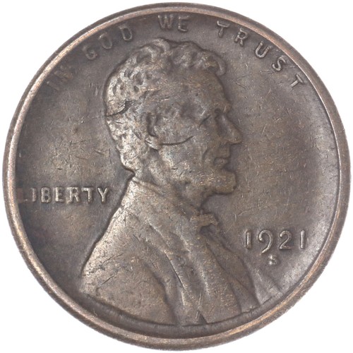1921 S Lincoln Wheat Cent Very Fine Penny VF See Pics G130 | eBay
