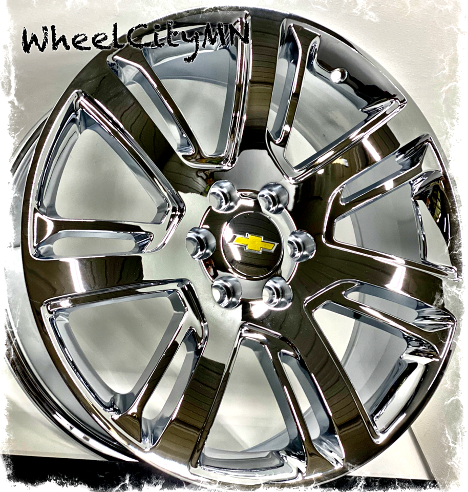 22" Chrome OE 84497728 Replica 4738 Rims fits 2021 Chevy Tahoe Suburban ...