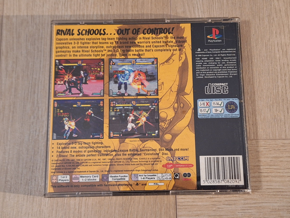 Rival Schools (United by Fate) Playstation 1 PAL *Rare* | eBay