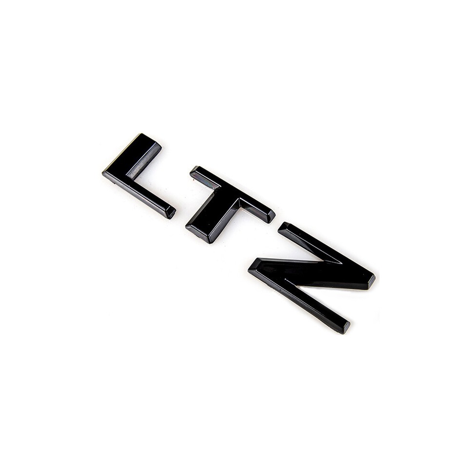 2019-2022 Chevrolet LTZ Emblem Badge 3D Gloss Black silverado 15925503 ...