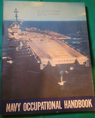 Vintage 1959 NAVY OCCUPATIONAL HANDBOOK ORIGINAL | eBay