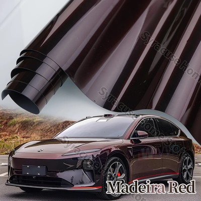 High Glossy PET Madeira Red vinyl wrap film gloss Chameleon Midnight ...