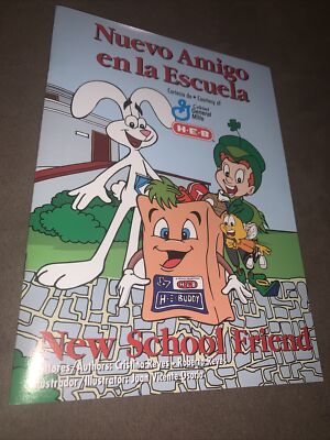 Vtg 2000 General Mills Spanish English NEW SCHOOL FRIEND Book LUCKY ...