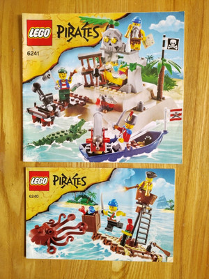 Lego 6240 and 6241 Pirates Instruction Books ONLY | eBay