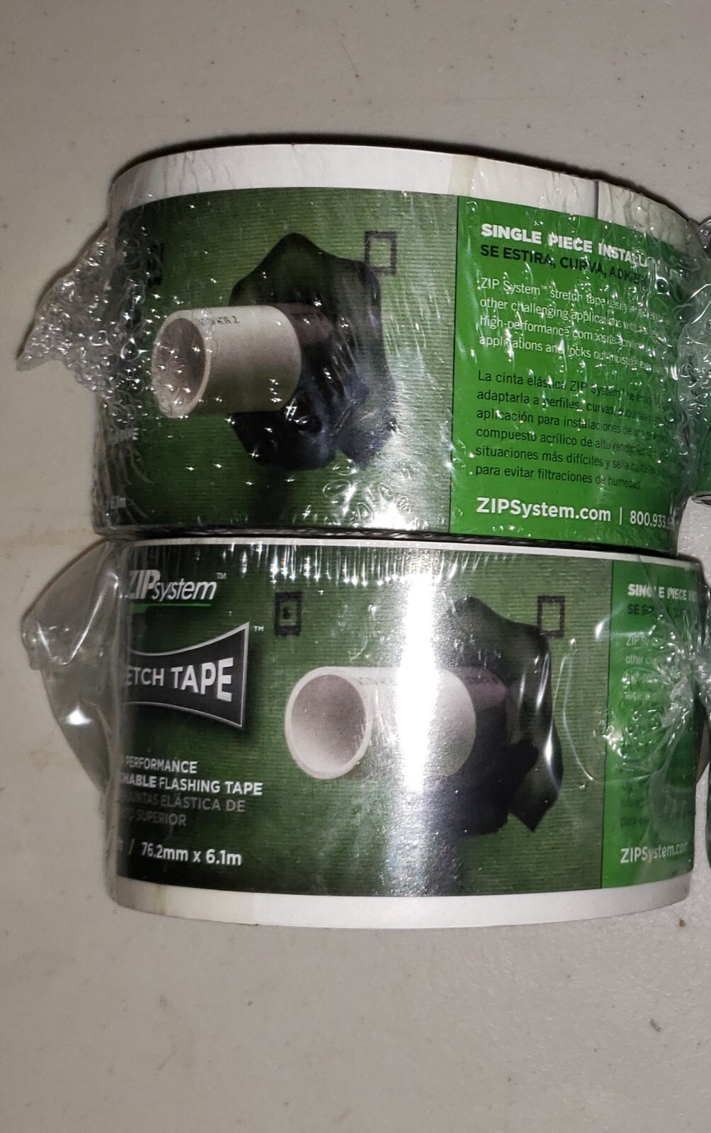 Huber ZIP System Self-Adhesive 3.75 in x 90 ft Flashing Tape for sale ...