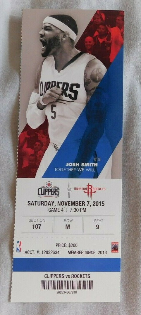 Basketball Ticket Stub Template
