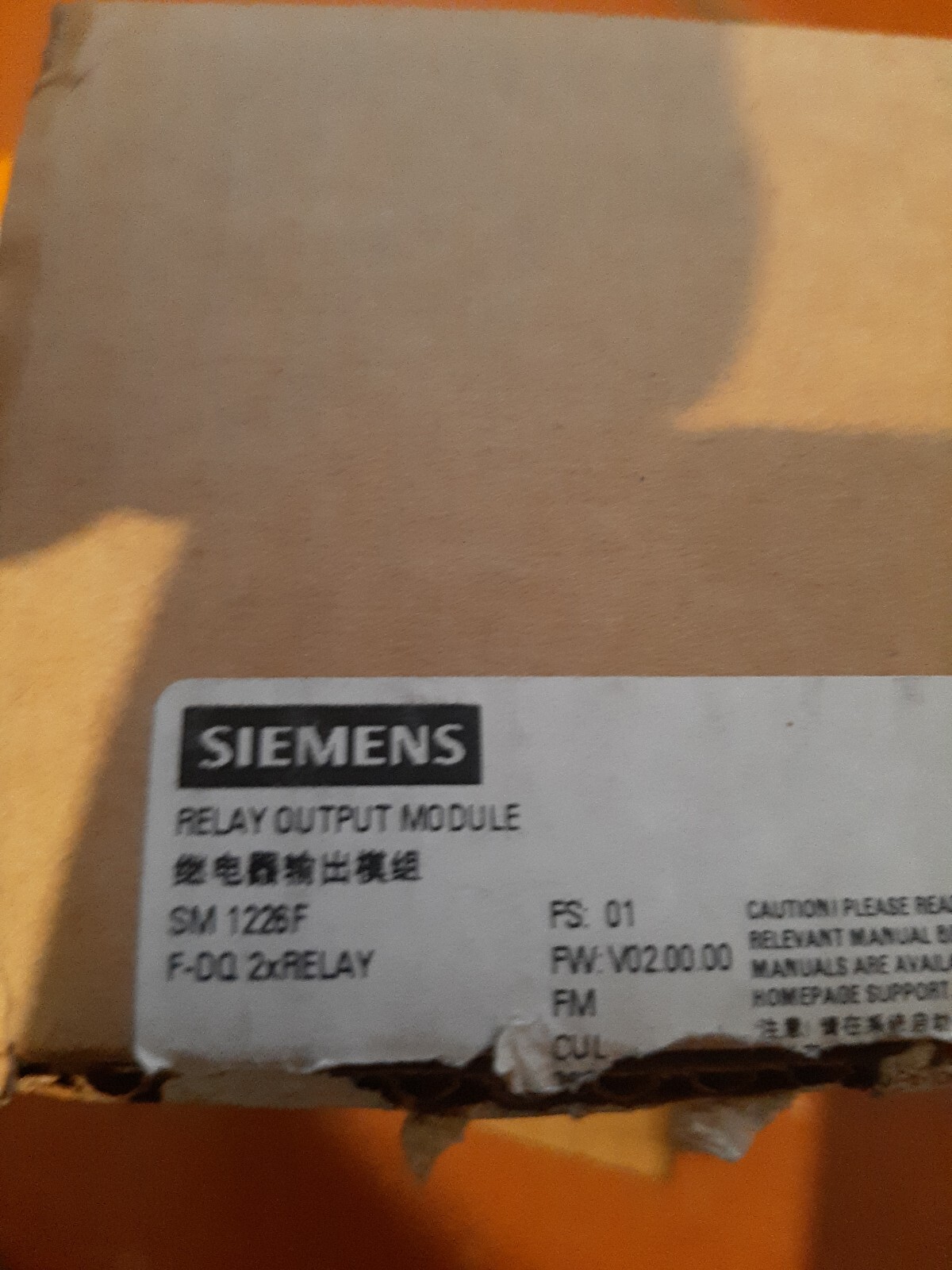 6ES7 226-6RA32-0XB0 Simatic S7-1200 Sm 1226 F-Di Dc plc Siemens | eBay