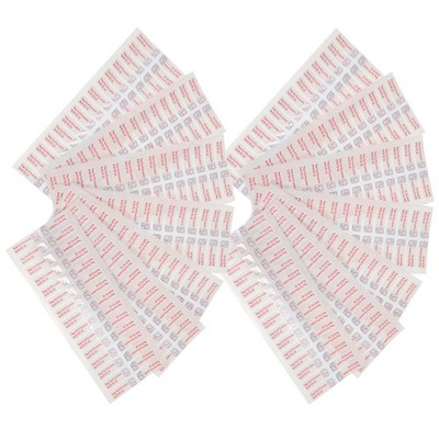 3000 Pcs Tempered Film Label Protective Guide Sticker Removal Warning ...