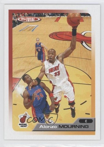 2005-06 Topps Total Alonzo Mourning #64 HOF | eBay