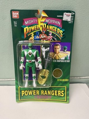 1994 Mighty Morphin Power Rangers Tommy Green Ranger Auto Morphin New ...