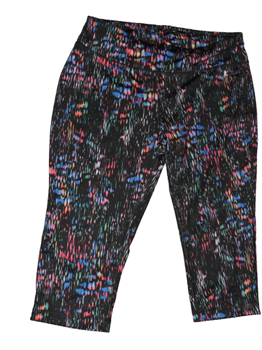 Danskin Now Leggings Crop Capri Multicolor SZ L 12-14 drawstring/media ...