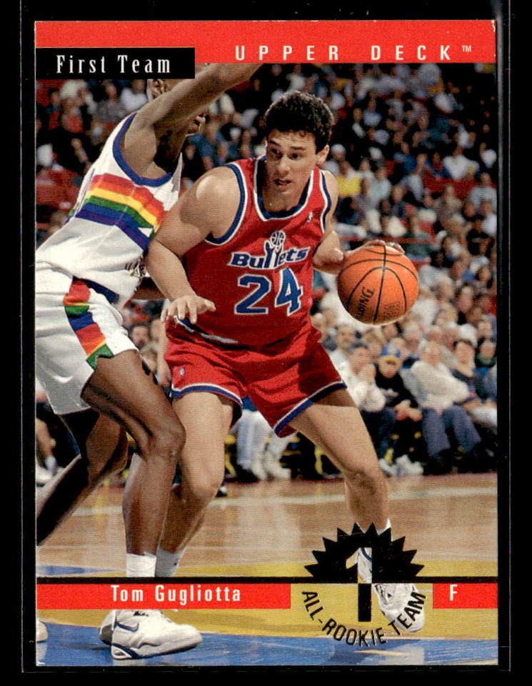 Tom Gugliotta 1993-94 Upper Deck #AR4 All-Rookie Washington Bullets | eBay