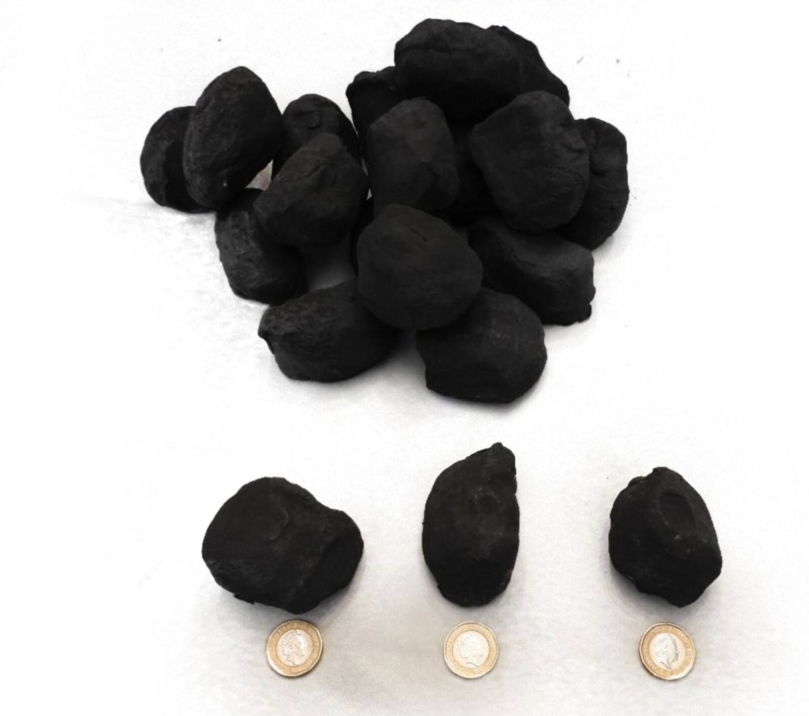 GAS FIRE REPLACEMENT CAST COALS CHOOSE AMOUNTSIZESVARIOUS FAKE ...