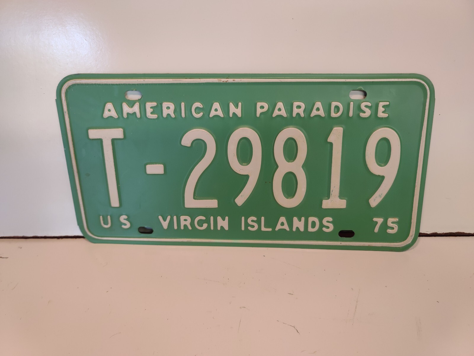 1975 Virgin Islands License Plate | eBay