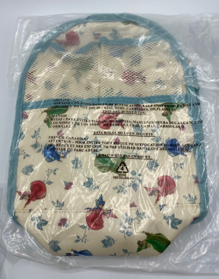 Disney Sleeping Beauty Flora Fauna Merryweather Mini Backpack Organizer ...