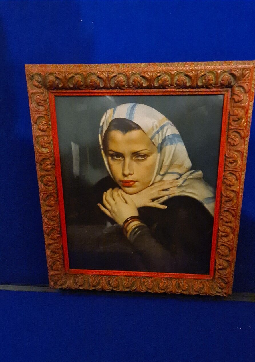 Rare David Jagger 1950s/60s Framed Jewish Refugee - in Original Frame ...