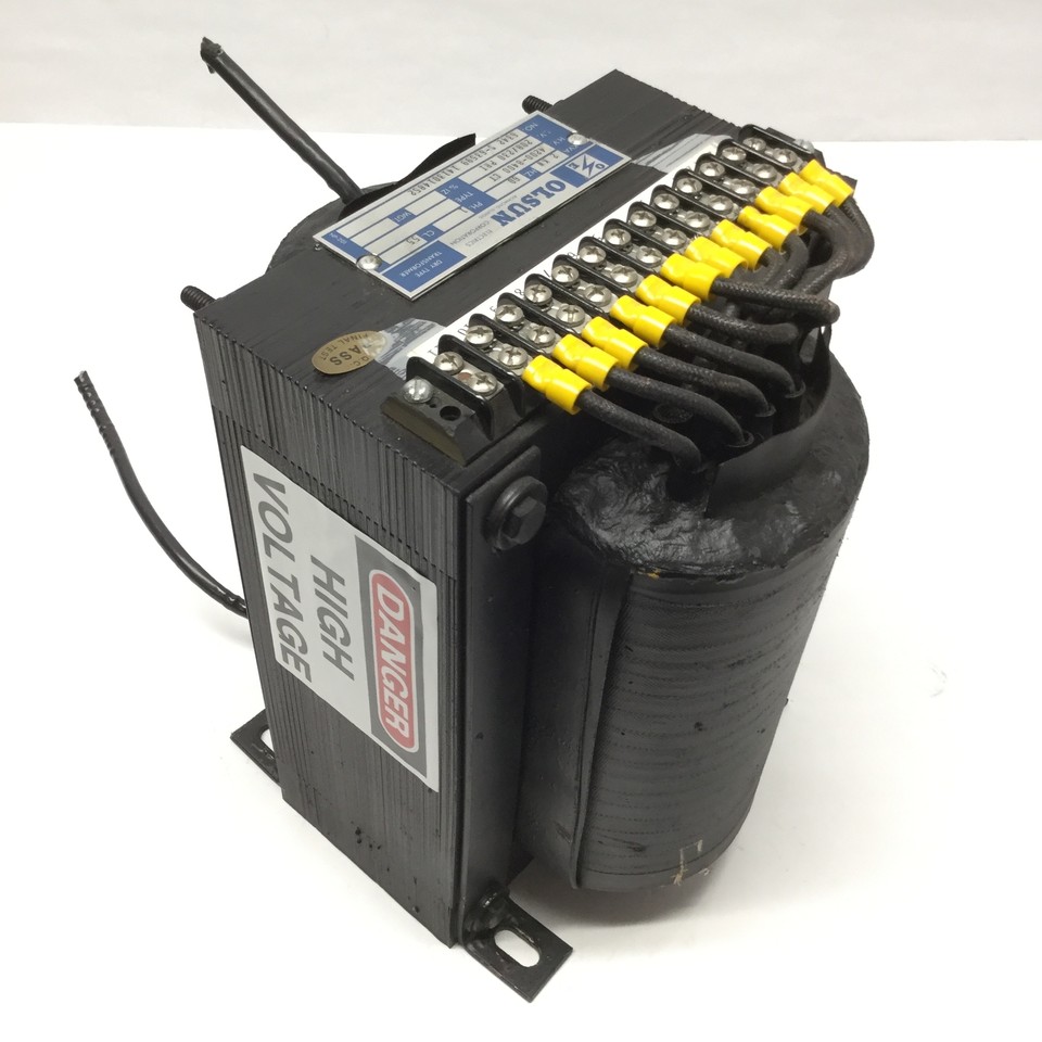 Olsun Dry Type Transformer, 2kVA, 4200-8400V CT High, 208/230V Low ...
