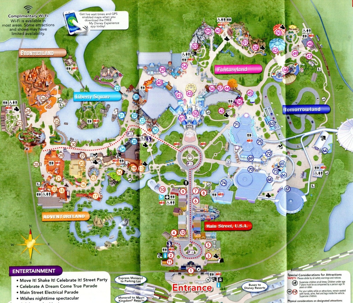 Magic Kingdom Map With New Fantasyland