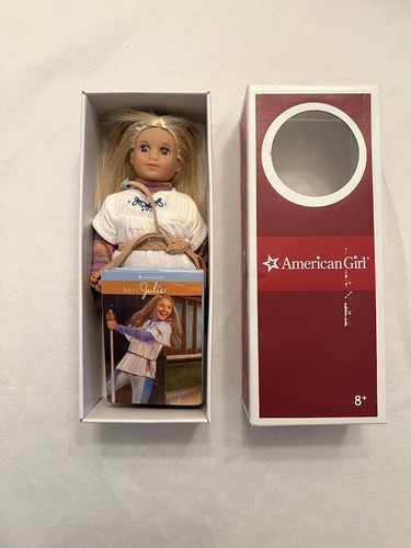 American Girl Julie Mini Doll: 6.5" Doll + Book + Box Great Condition ...