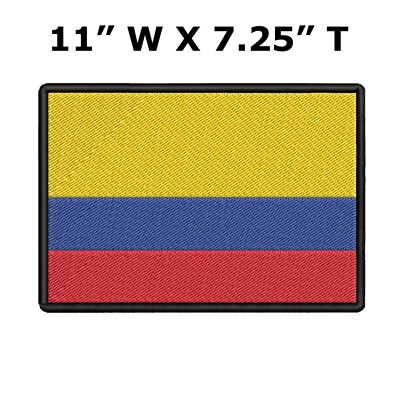 COLOMBIA FLAG PATCH COLOMBIAN FLAG Bogotá EMBROIDERED SEW/ IRON ON DIY SOUVENIR | eBay