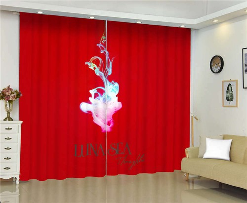 Sprite Circulation Petal Animation Printing 3D Blockout Curtains Fabric ...