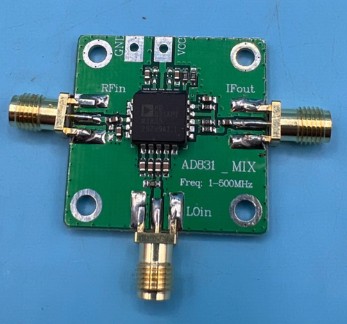 AD831 0.1-500Mhz High Frequency RF Mixer Converter Single Ended Power ...