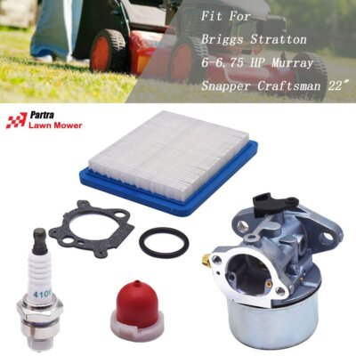 For Carburetor Briggs Stratton 6-6.75 HP Murray Snapper Craftsman 22 ...