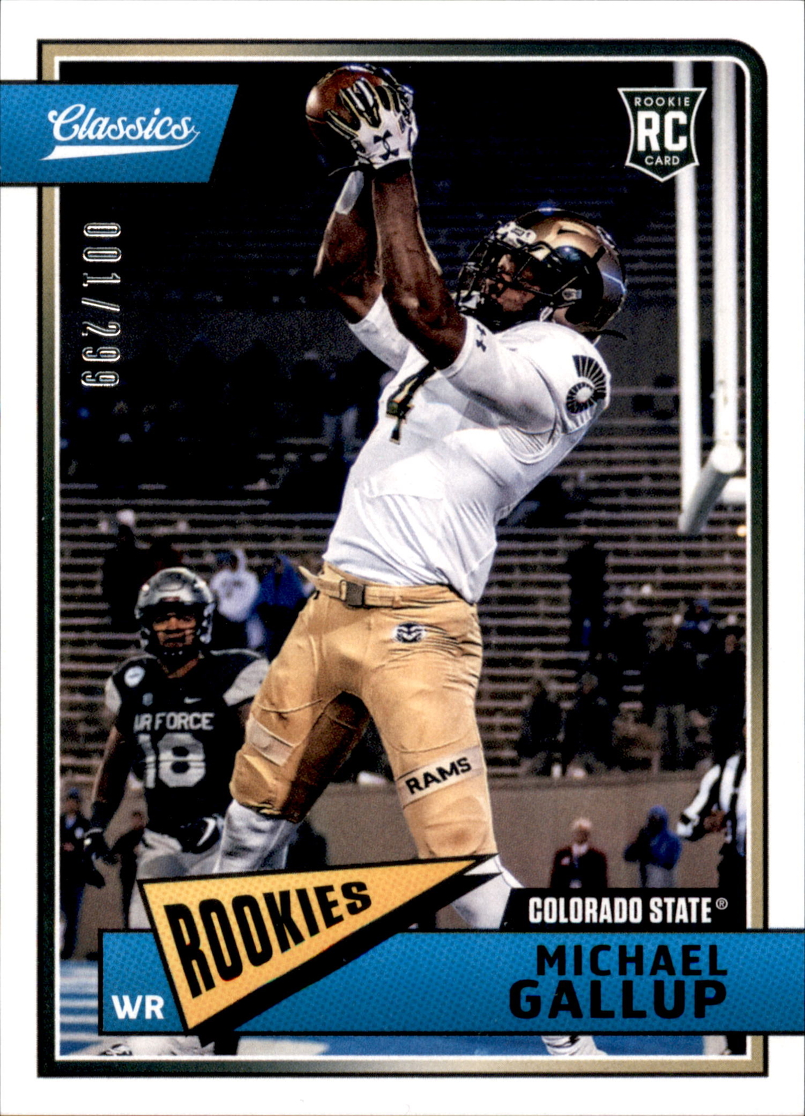 2018 Classics Red Back #227 Michael Gallup RC Rookie Card /299 | eBay