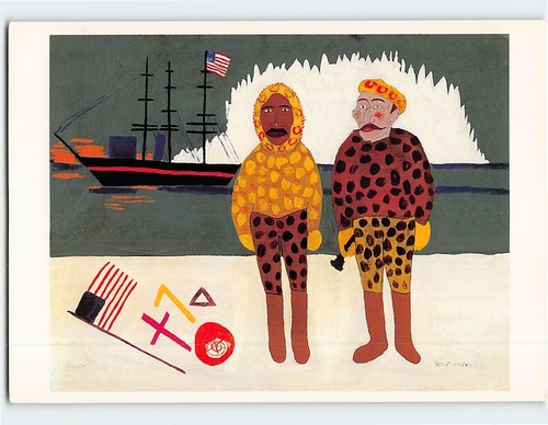 Postcard Commodore Peary & Henson at the North Pole by William H ...