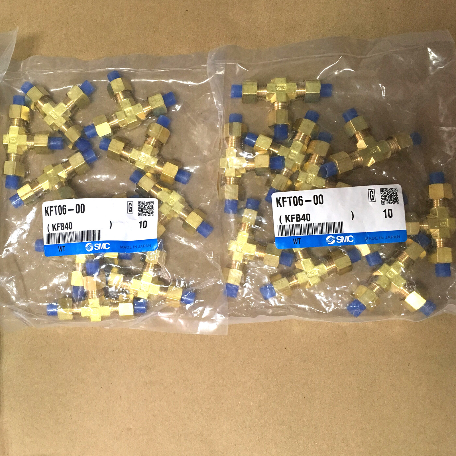 1pcs SMC KFT06-00 Brass Insert Tube Fitting Union Tee 6 mm Tube OD | eBay