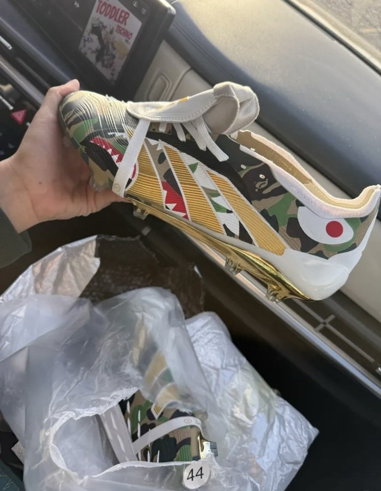 adidas Predator Elite FG A Bathing Ape multi-color football cleats | eBay