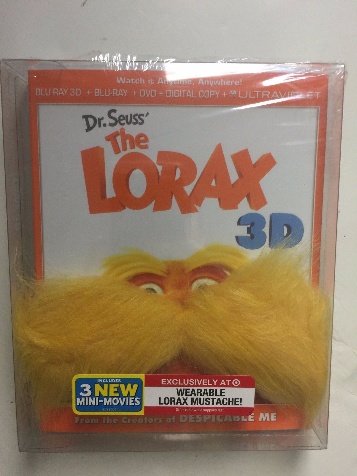 The Lorax (3D Blu-ray/Blu-ray/DVD, Digital, 2012) Target w/slipcover ...
