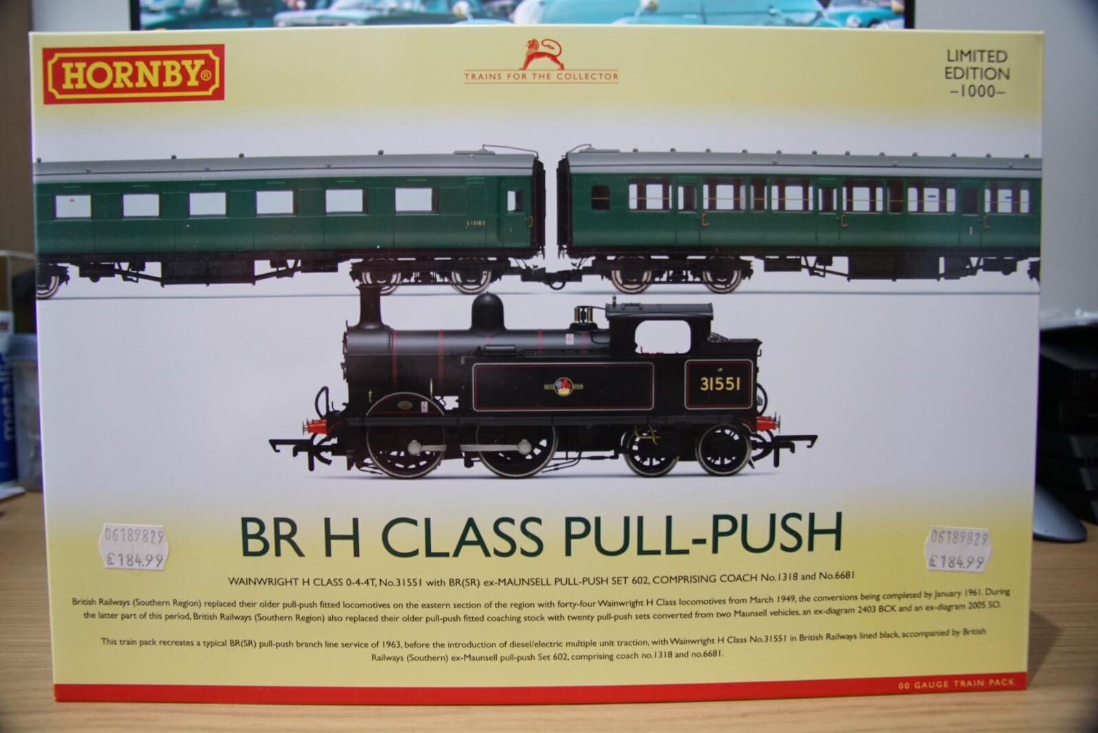 Hornby R3512 Wainwright H Class 0-4-4T Late BR Train Pack - Limited ...